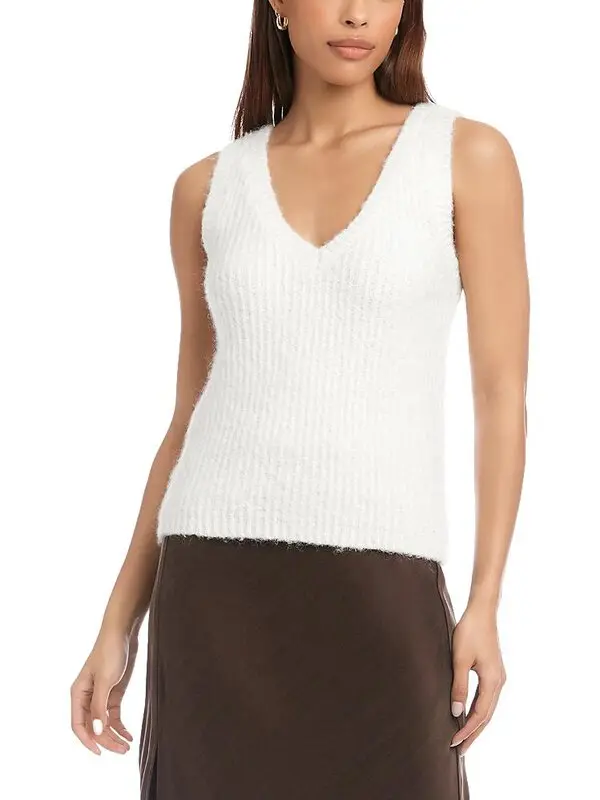Fifteen Twenty Nicole Sweater Tank Top - Cream