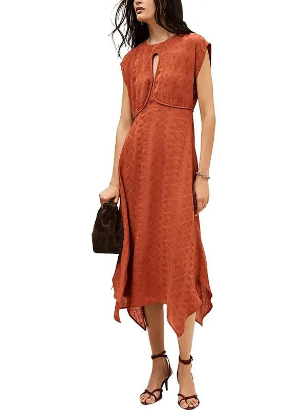 Ba&sh Inaia Midi Dress - Brick