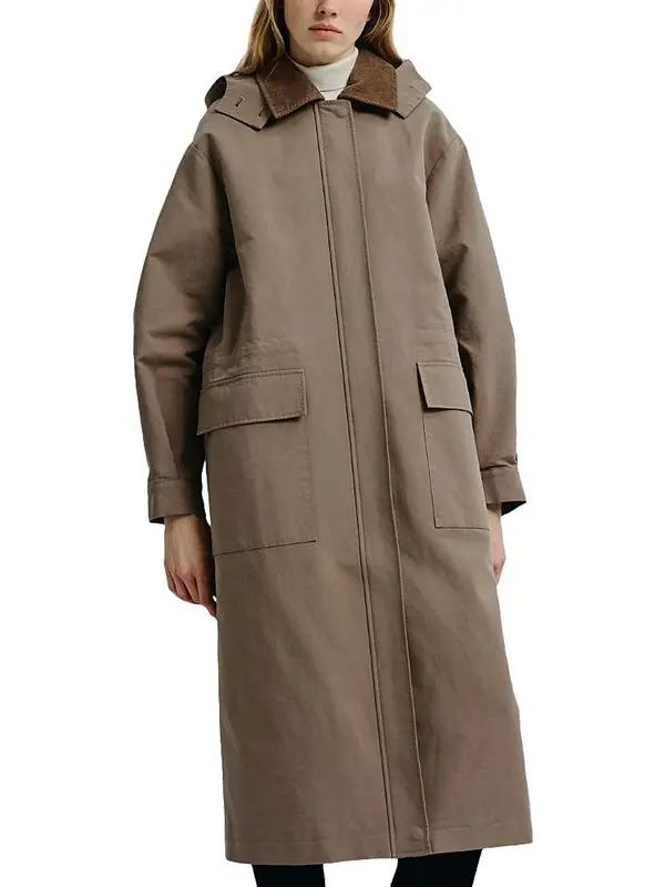 Rue Sophie Jacob Long Coat - Brown