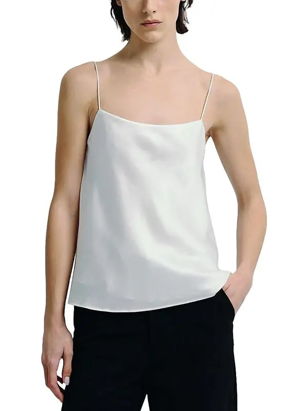 Rue Sophie Jett Silk Camisole - White