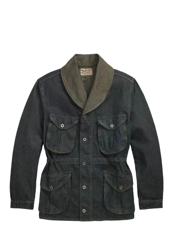 Ralph Lauren Shawl-collar Denim Jacket - Blue