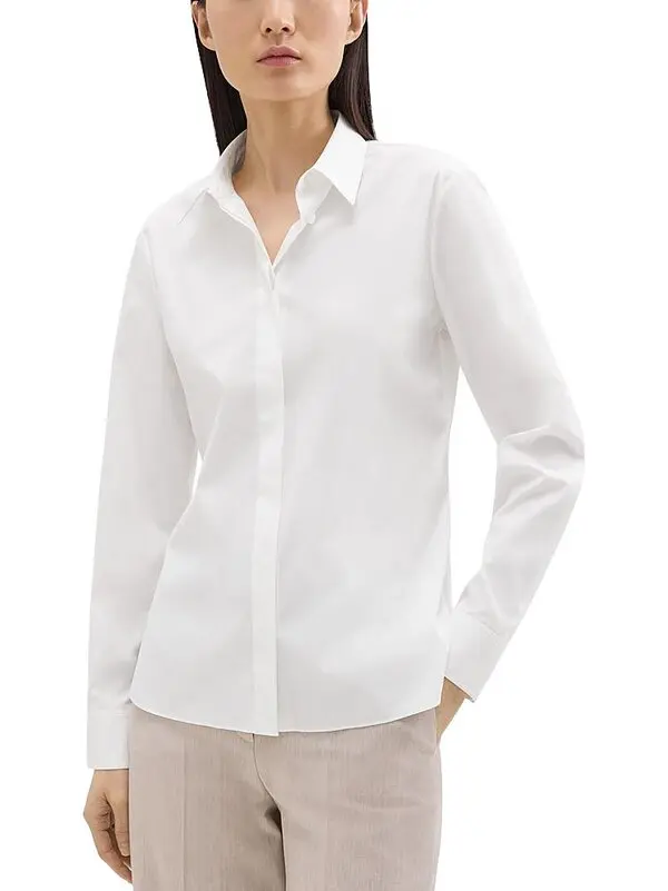 Theory Classic Fitted Shirt - White
