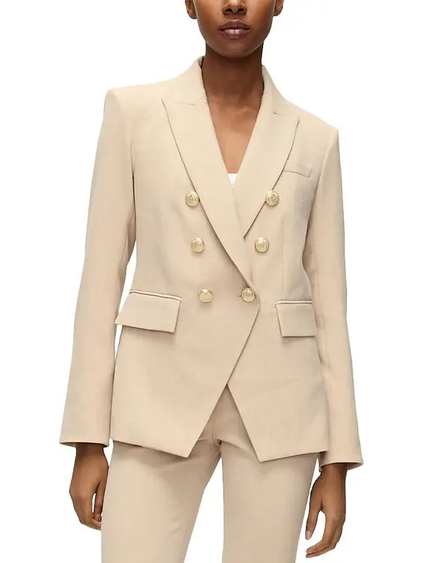 Veronica Beard Miller Dickey Jacket - Heathered Sand