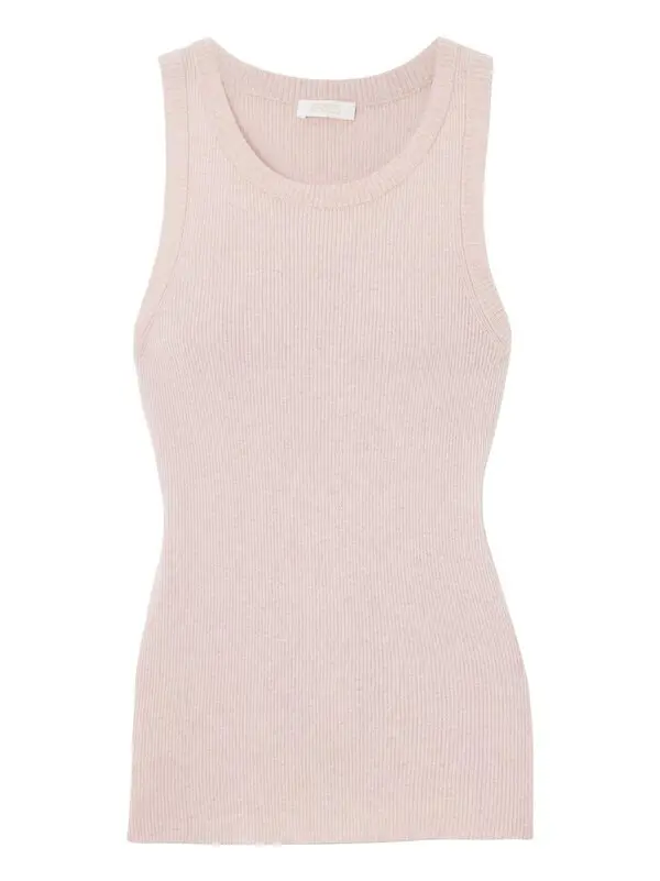 ERES Meli Ribbed Cashmere Tank - Pink