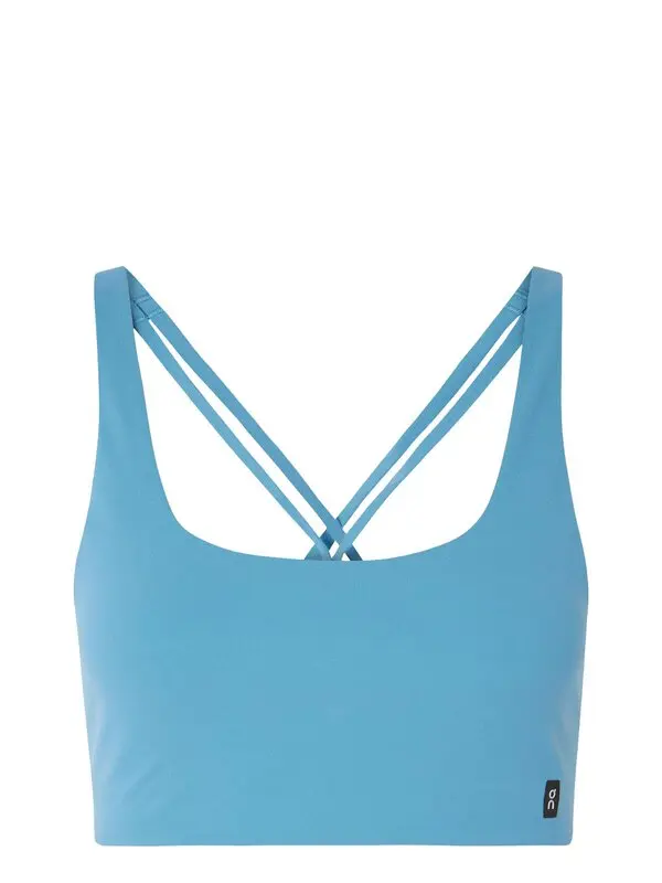 On Studio Recycled Sports Bra - Blue