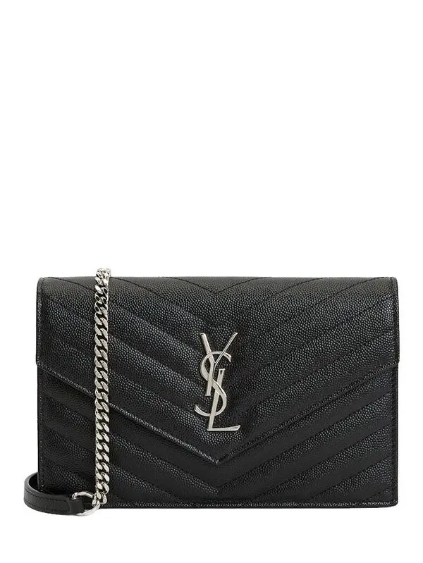 Saint Laurent Cassandra Chain Bag - Black