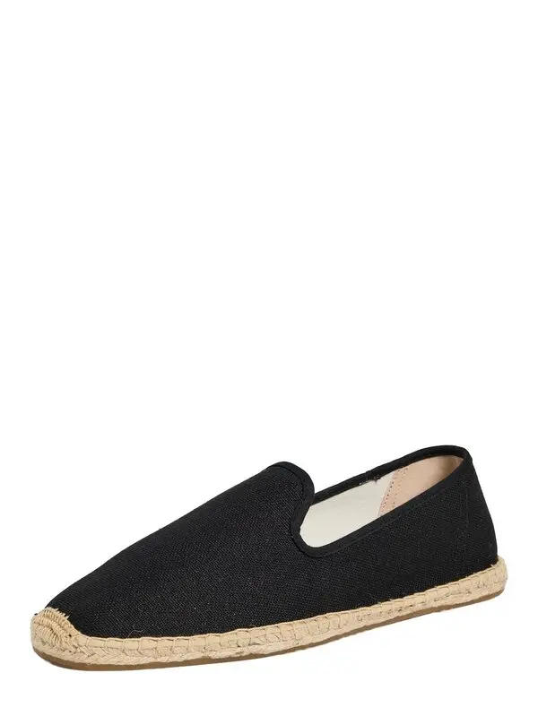 Soludos The Smoking Slipper Espadrilles - Noche Black