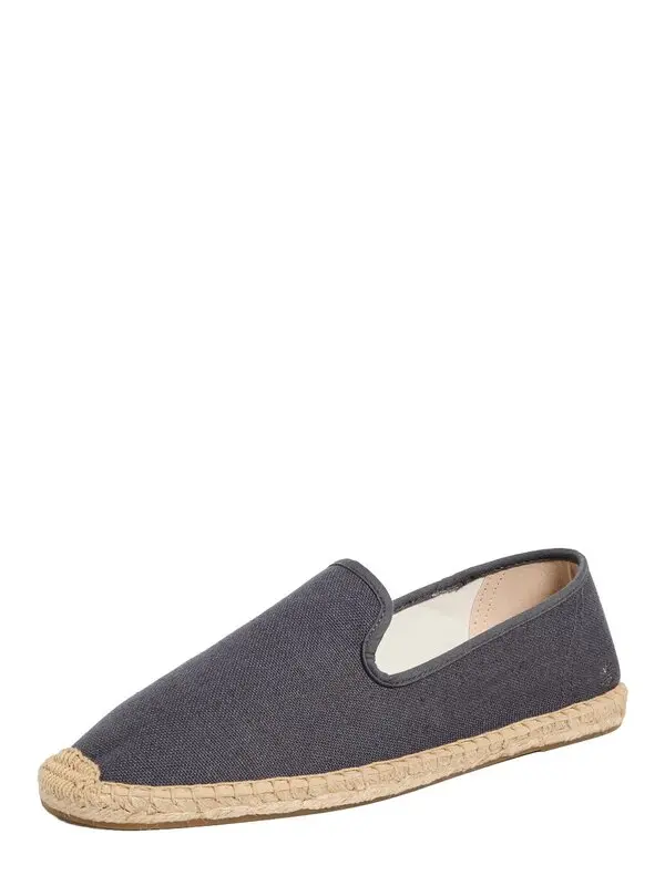 Soludos Smoking Slipper Espadrilles - Roca Gray