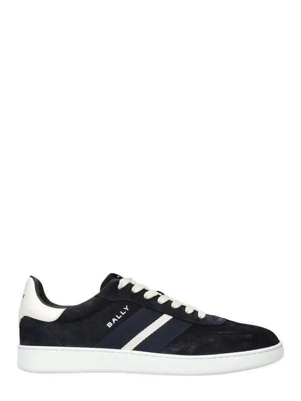 Bally Suede Roget Sneakers - Navy