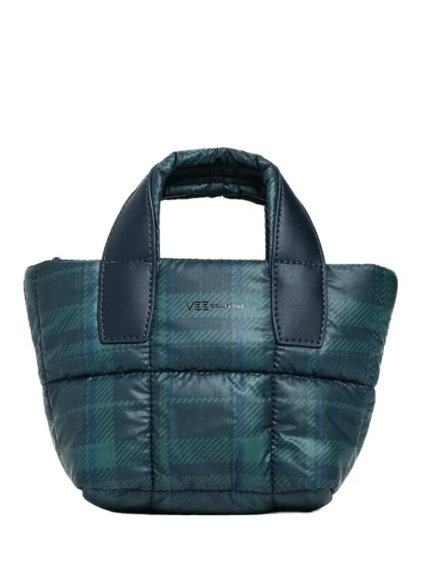 VEE COLLECTIVE Porter Micro Tote - Ivy Plaid