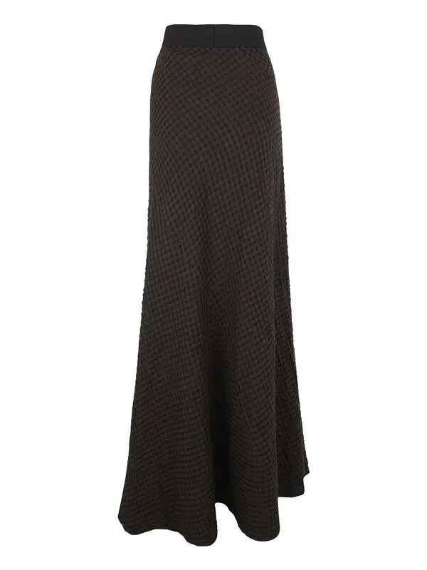CORTANA Wool-blend Nuna Maxi Skirt - Print