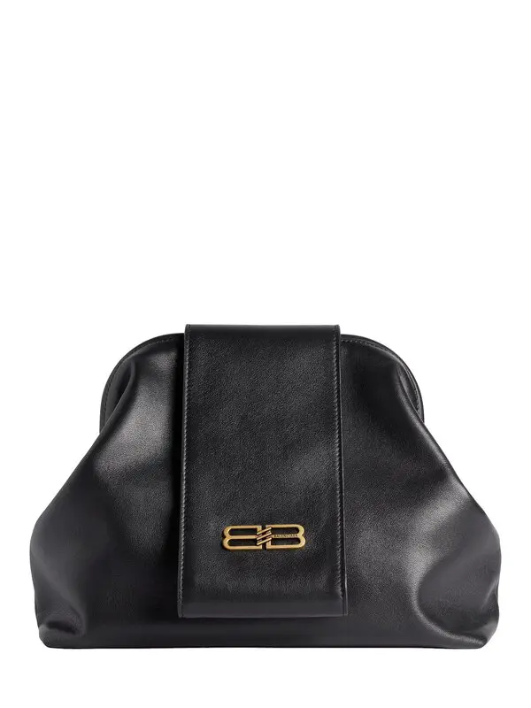 Balenciaga Medium Leather Handbag - Black