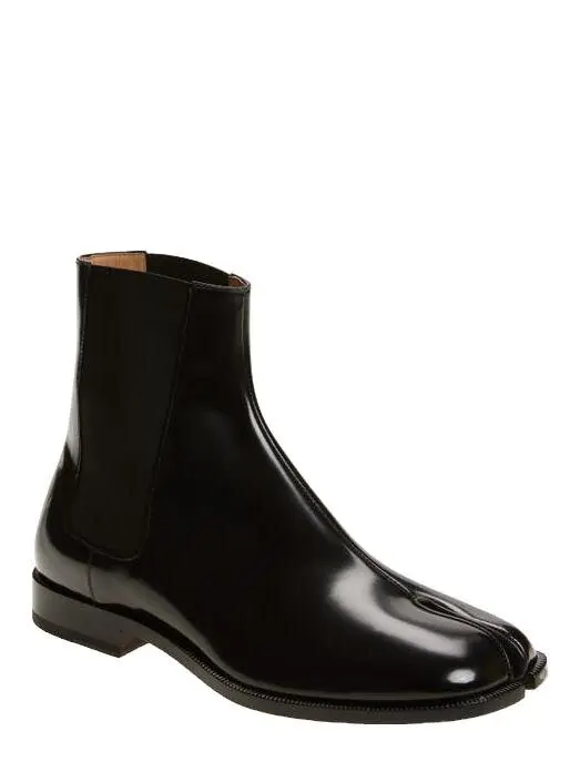 MAISON MARGIELA Tabi Leather Chelsea Boots - Black