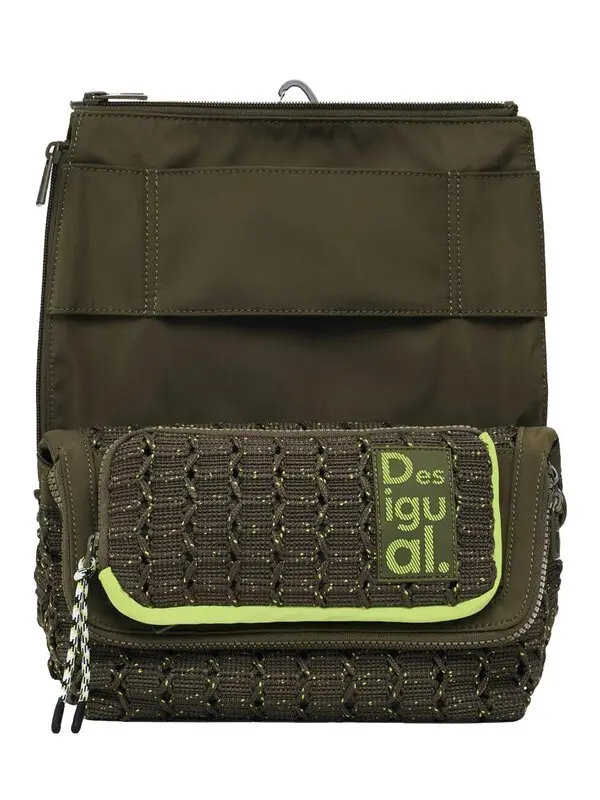 Desigual Convertible Crossbody Bag - Khaki