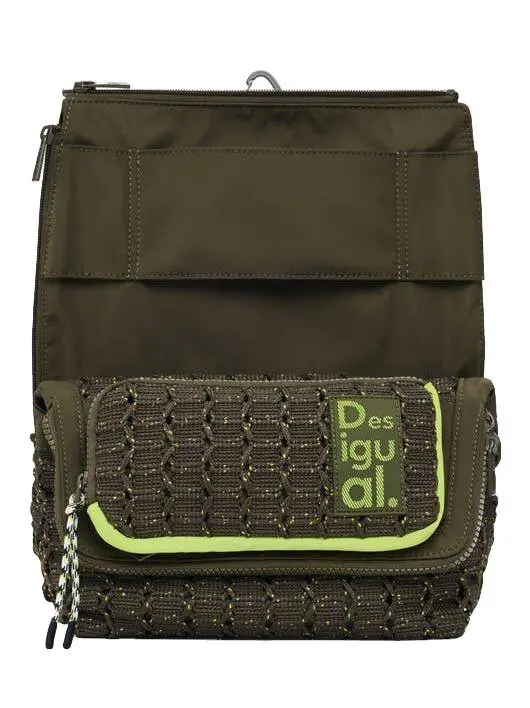 Desigual Convertible Crossbody Bag - Khaki