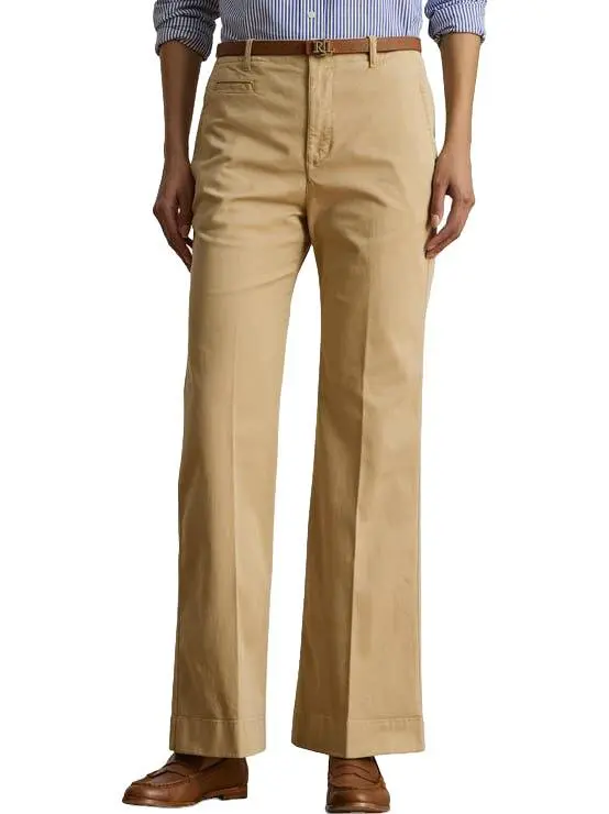 Ralph Lauren Kendis Stretch Cotton Chinos - Birch Tan