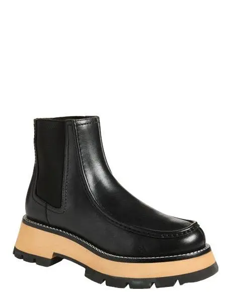 3.1 Phillip Lim Kate Lug Sole Platform Chelsea Boot - Black