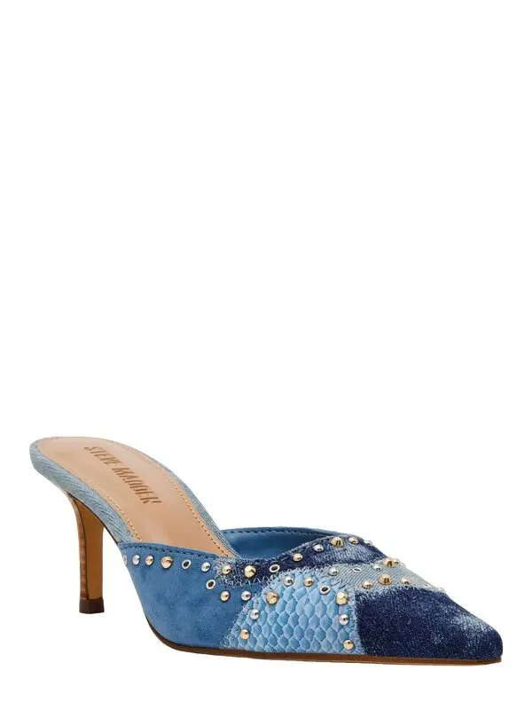 Steve Madden Alexi Pointed Toe Mule - Denim Multi