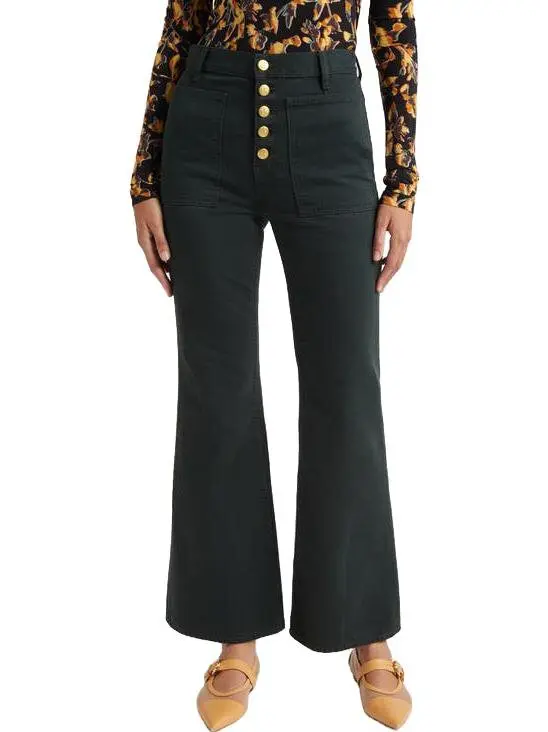 Ulla Johnson The Lou High-waist Flare Jeans - Hunter