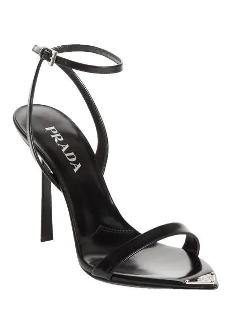 Prada Pointed Toe Sandal - Nero