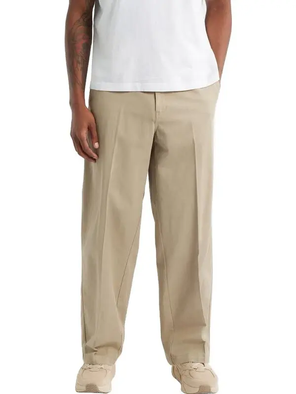 Dickies 248 Flat Front Cotton Work Pants - Desert Sand