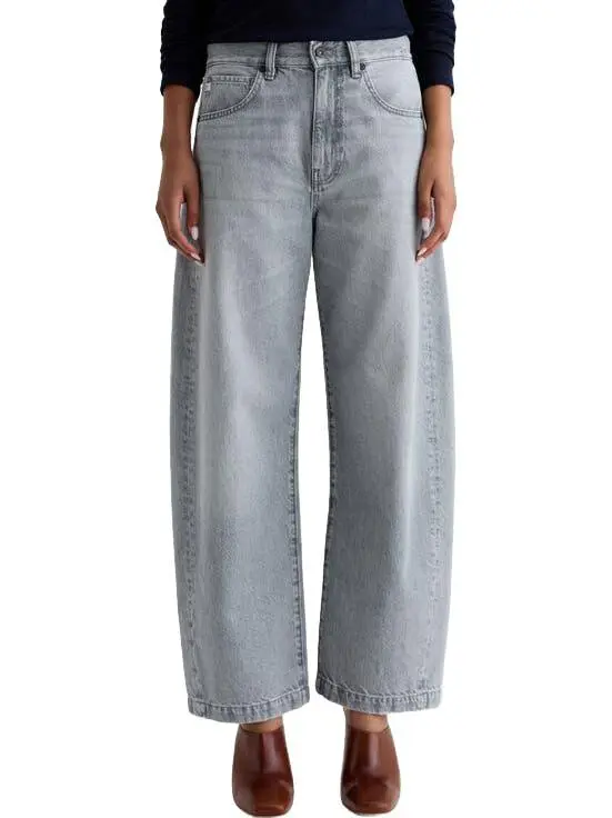 Ag Hattie High-waist Barrel-leg Jeans - Al Fresco