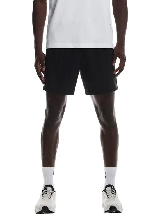 On Focus Stretch Running Shorts - Black