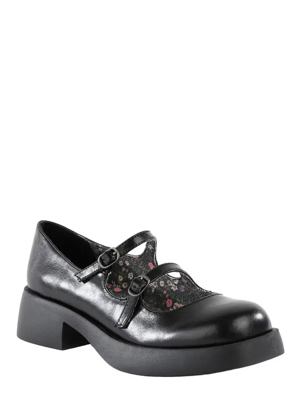 Bc Footwear Fan Club Mary Jane Platform Pump - Black