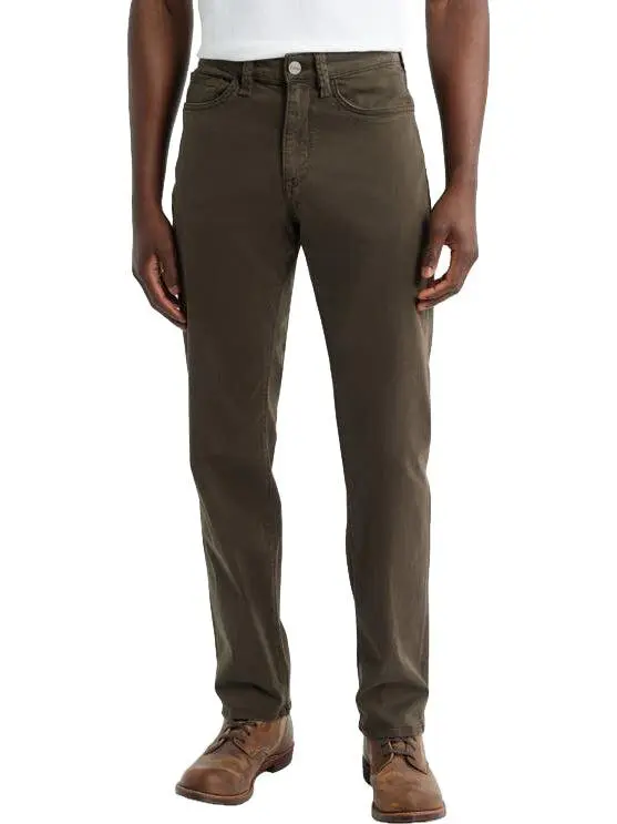 34 Heritage Charisma Relaxed Straight Leg Twill Pants - Cactus Green Twill