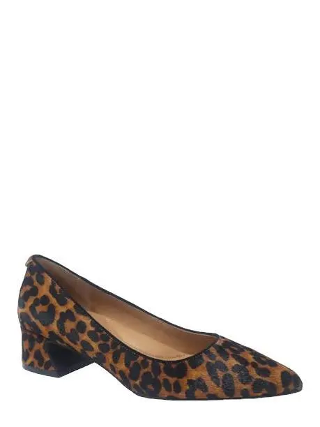 Gentle Souls Gardena Pointed Toe Pump - Leopard Haircalf