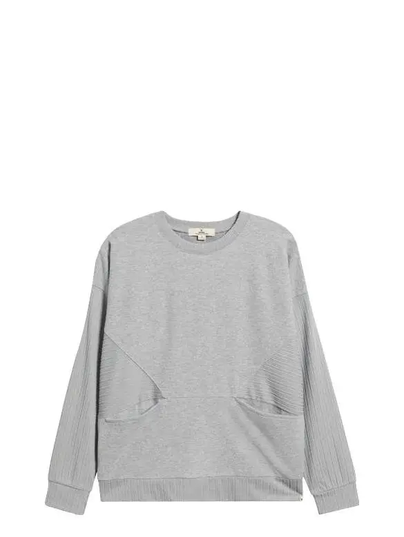 Rip Curl Cozy Fleece Pullover Sweatshirt - Grey Marle