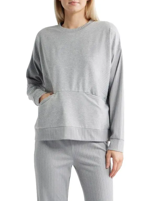 Rip Curl Cozy Fleece Pullover Sweatshirt - Grey Marle