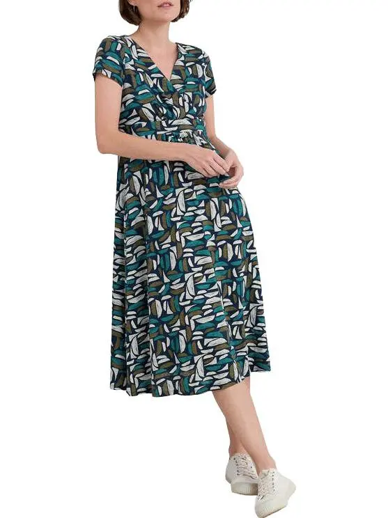 SEASALT CORNWALL Chapelle Print Maxi Dress - Harbour Hulls Maritime