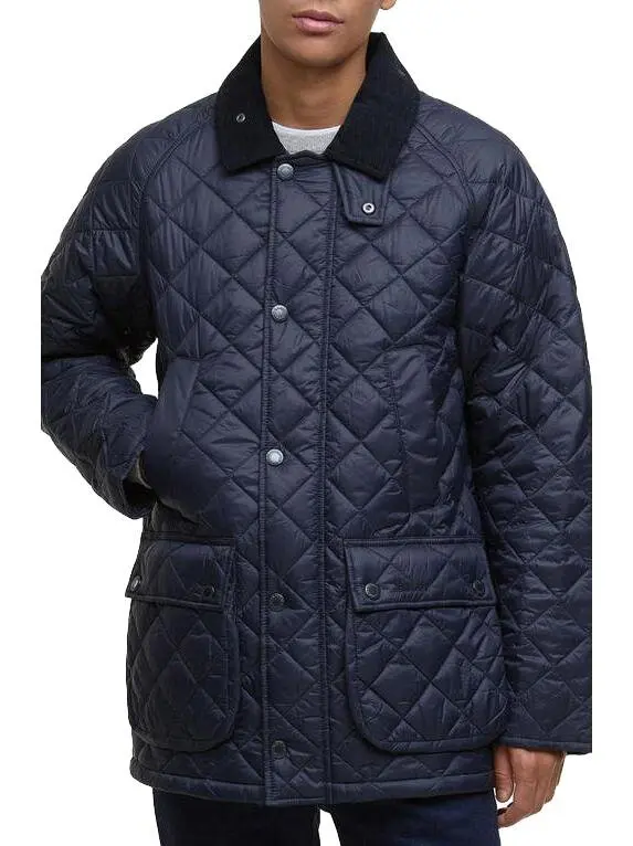 Barbour Bedale Quilted Barn Jacket - Navy