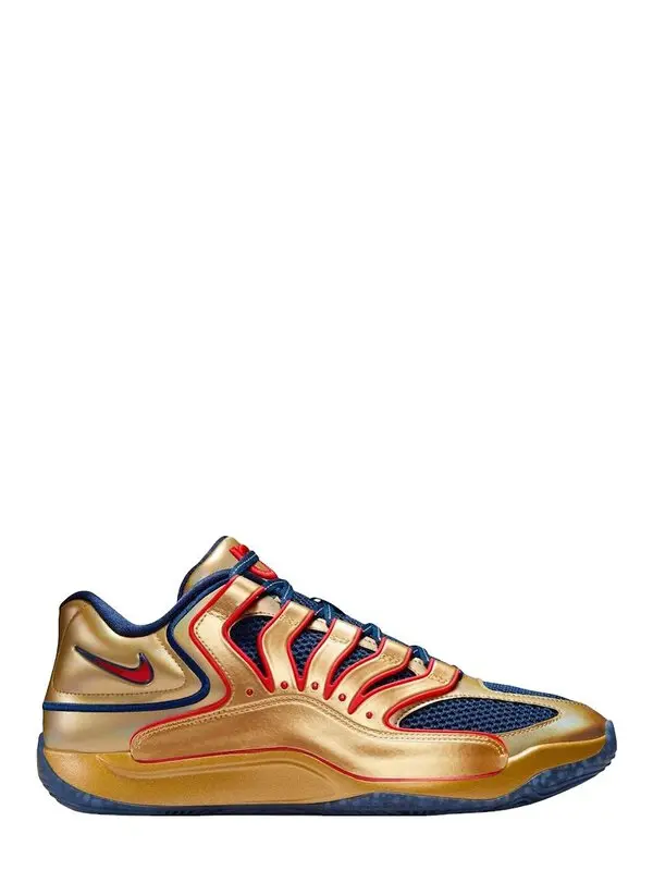 Nike Kd Immortalized Pack Sneakers - Metallic Gold/blue Void/white