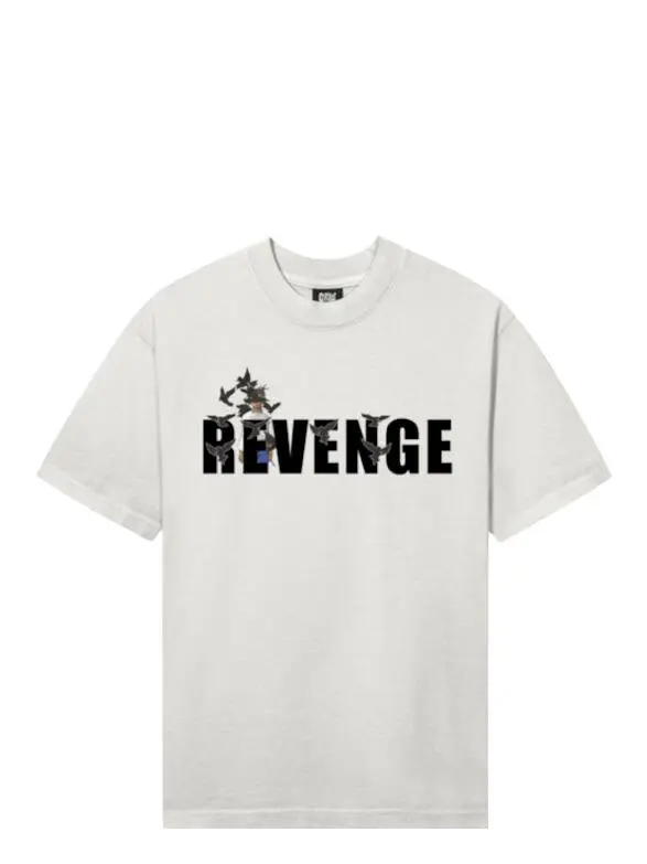 REVENGE Crows T-shirt - Cement