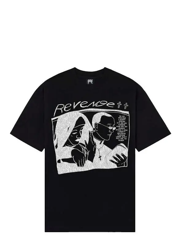 REVENGE Heaven Sent T-shirt - Black