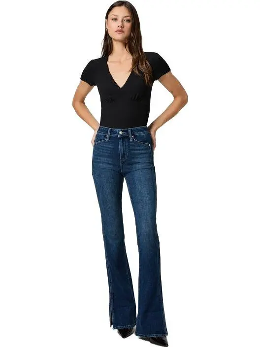 Paige High Rise Laurel Canyon Bootcut Jean - Denim