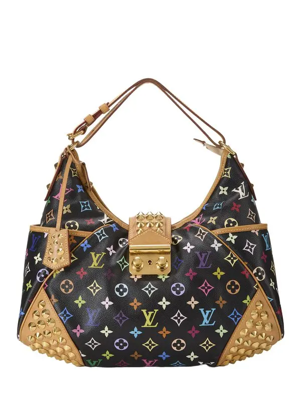 LOUIS VUITTON Takashi Murakami Monogram Multicolore Chrissie - Black