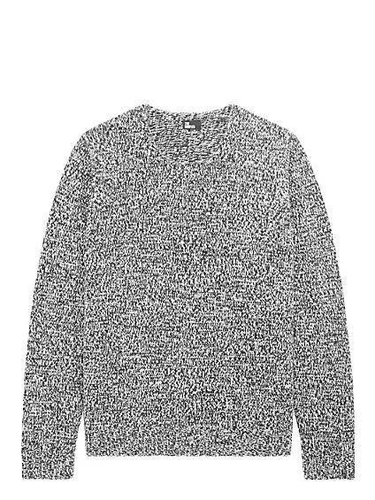 The Kooples Long-sleeved Knitted Wool Jumper - Black White