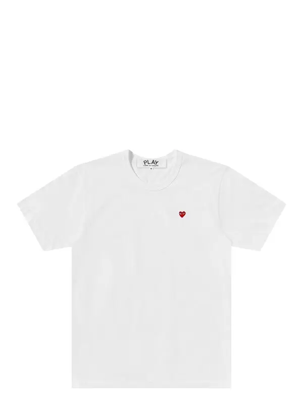 Play Comme Des Garcon Small Heart T-shirt - White
