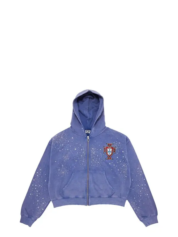 VALE FOREVER Sea Cluster Zip Up - Blue