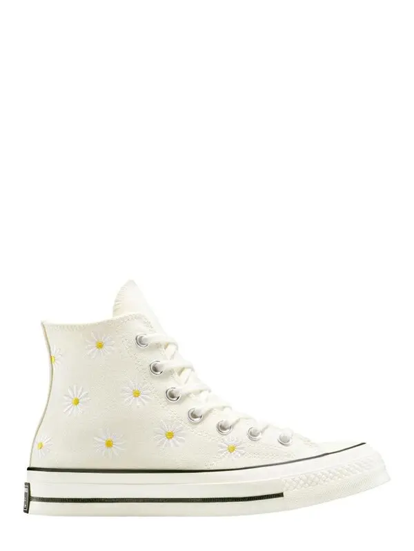 CONVERSE Chuck 70 High Embroidered Daisies - Cream