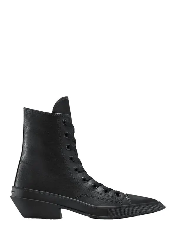 CONVERSE Chuck 70 De Luxe Pointed Leather High-top Sneakers - Black