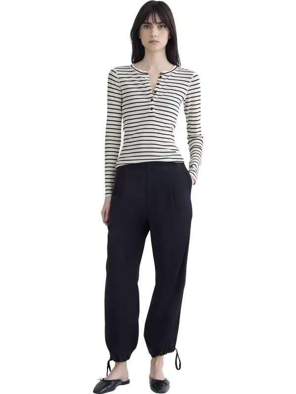 Everlane Chino Jogger With Adjustable Leg Opening - Black