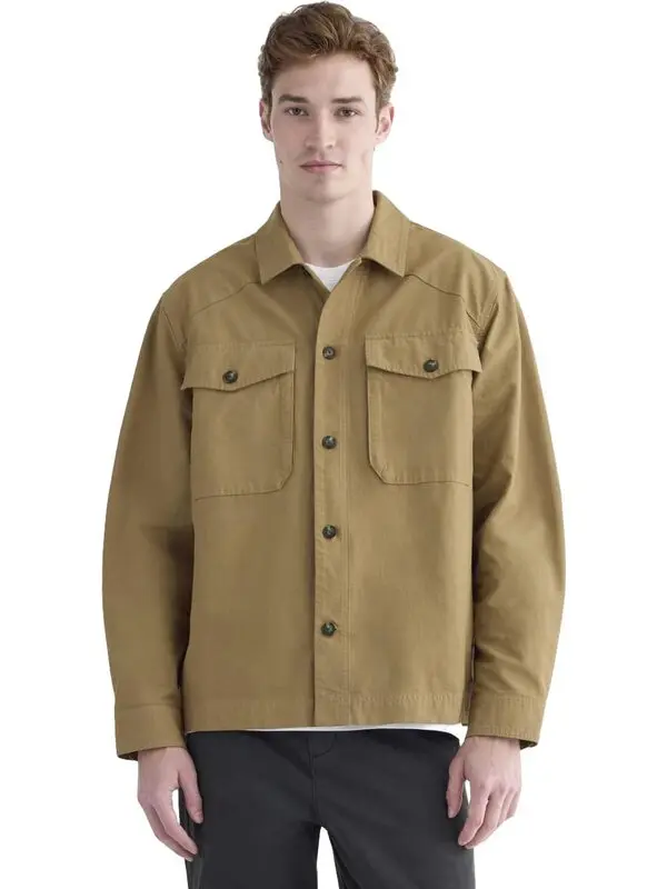 Everlane Utility Shirt Jacket - Aged Brass