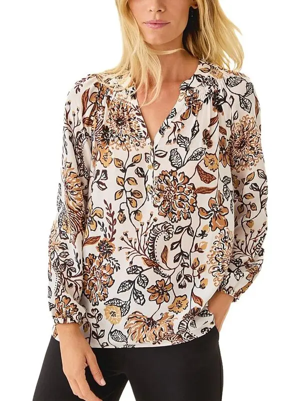 LILLY PULITZER Elsa Top - Coconut Take Meowt