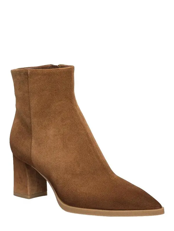 Santoni Suede Ankle Boots - Brown