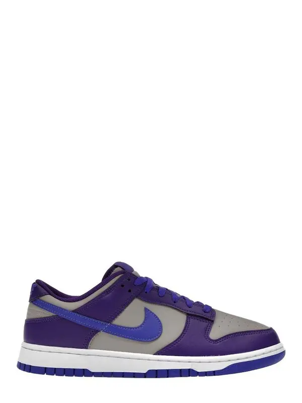Nike Dunk Low Retro Sneakers - College Grey/wild Grape/white