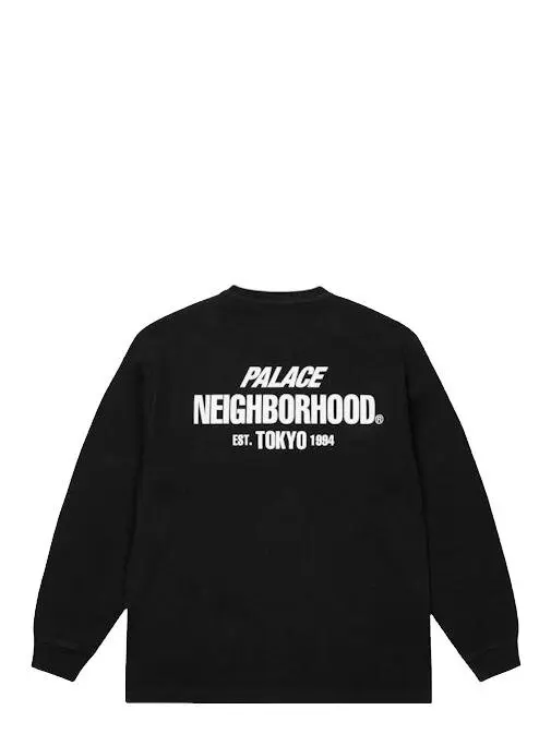 PALACE X Neighborhood Waffle Jersey - Black
